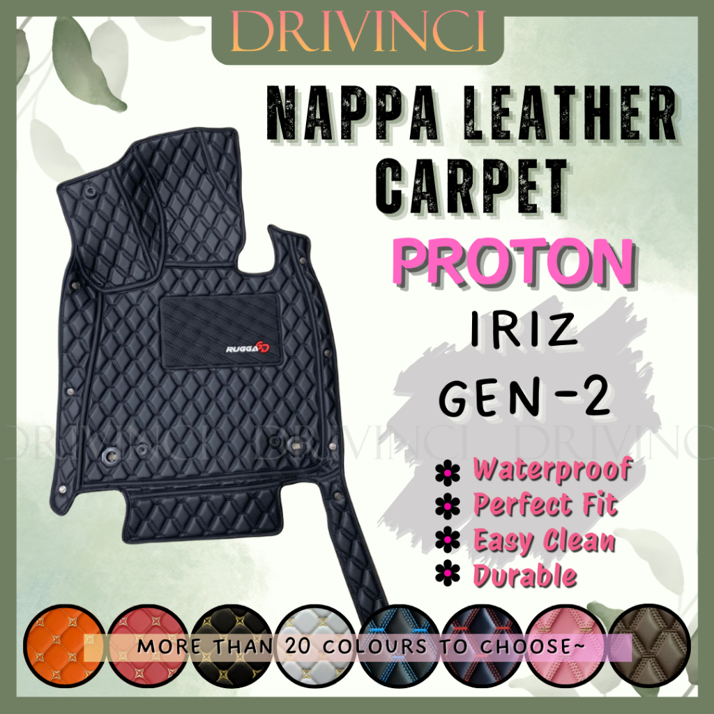 PROTON IRIZ GEN-2 5D 6D Car Floor Rear Mat Liner Carpet Custom Made PU ...