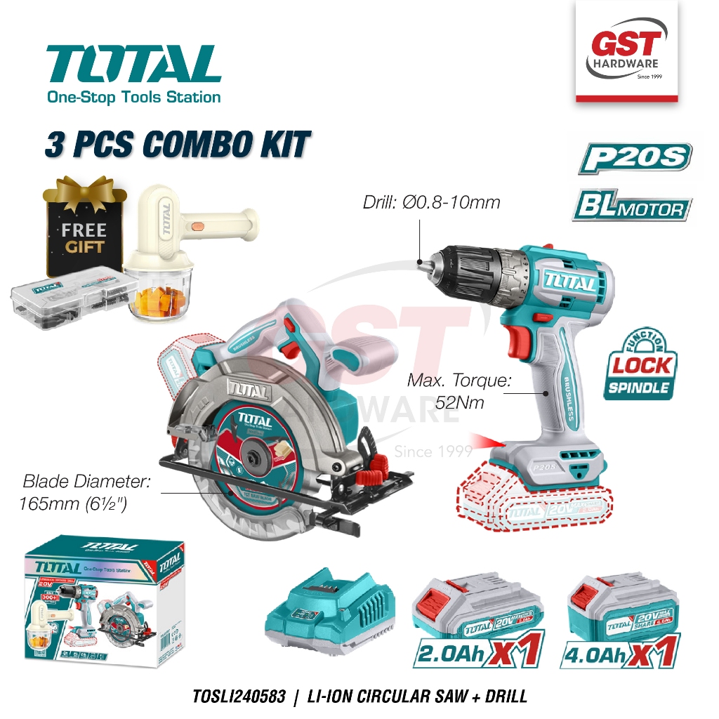 TOTAL Circular Saw Cordless Total Cordless Circular Saw Total Impact ...