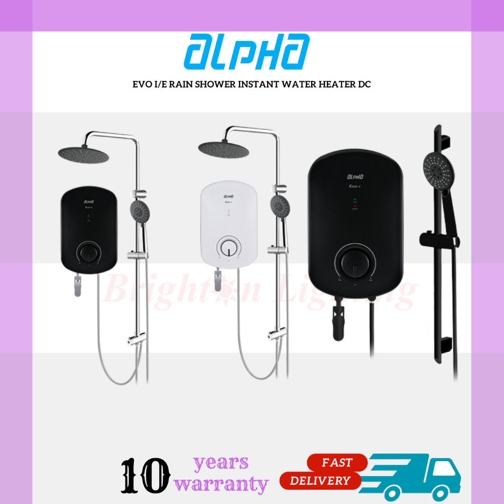 ALPHA EVO i RS/REVO E RS Rain Shower Instant Water Heater DC Pump | Shopee Malaysia