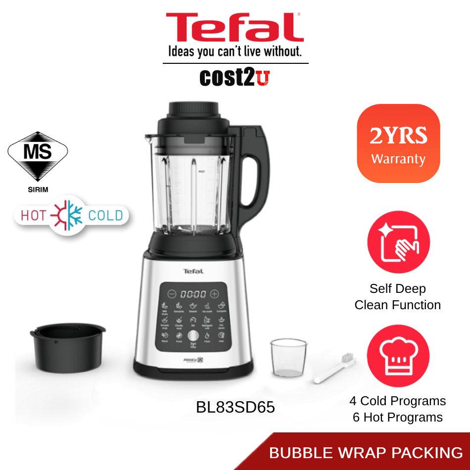 Tefal PerfectMix Cook & Steam High Speed Smart Blender | BL83SD65 Food Blender Cooker Mixer ...