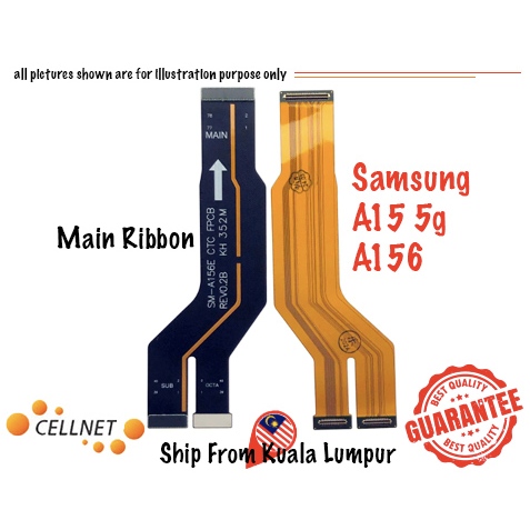 [Cellnet] Samsung sam A15 5g A156 Main Ribbon Center Ribbon Main Flex New Senang Pasang | Shopee ...