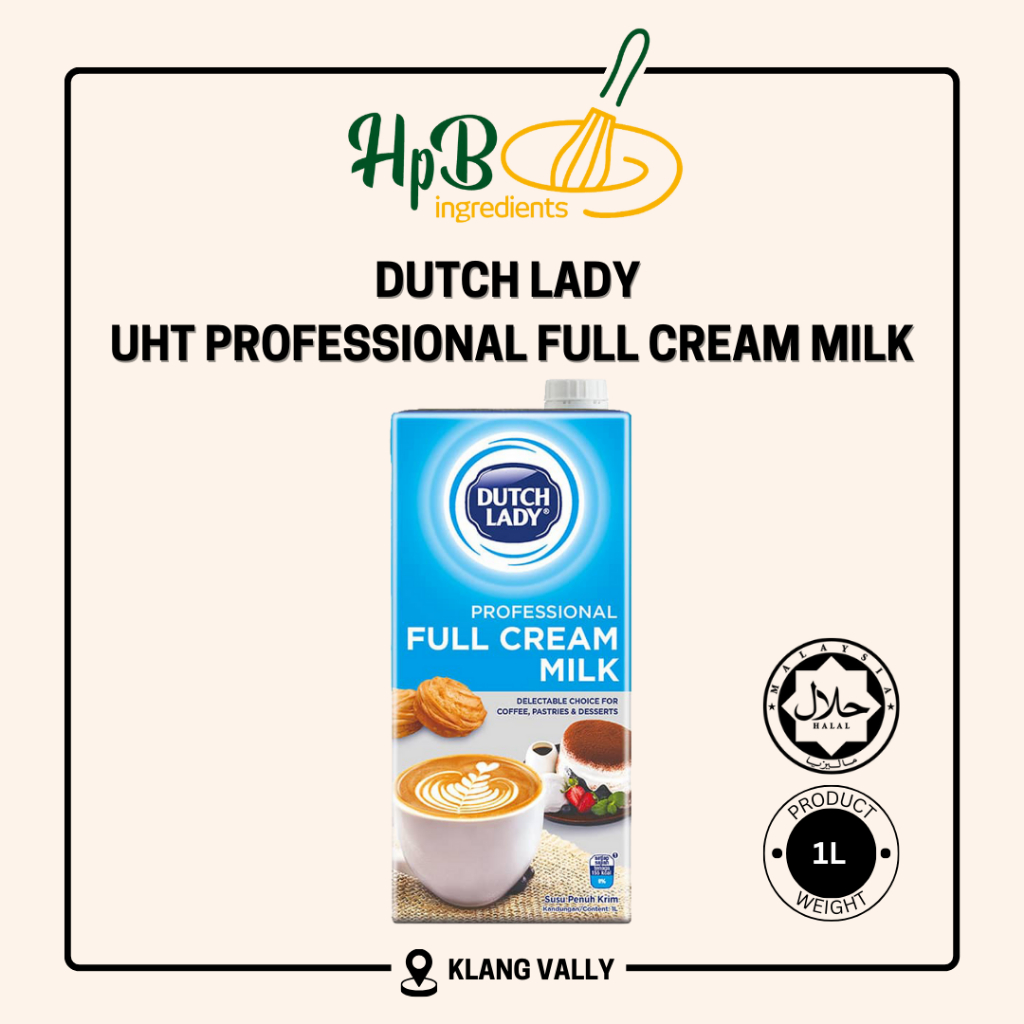DUTCH LADY Full Cream Milk Professional 1L | Shopee Malaysia