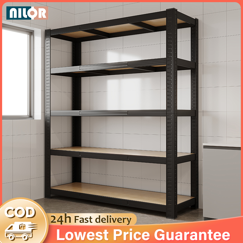 💖32 Size Rack Boltless Rack Shelf Storage Home Kitchen Store Rack ...