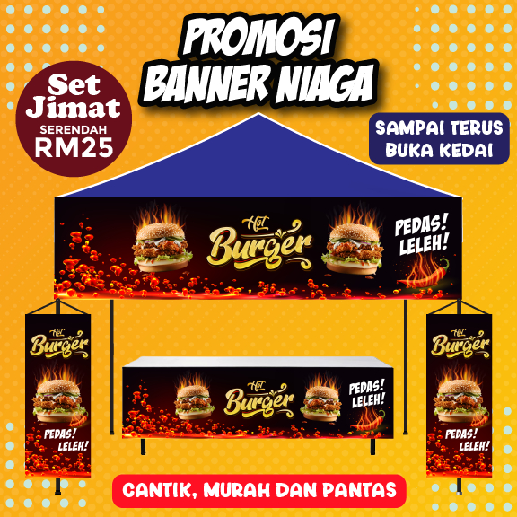 SET BANNER BUNTING KHEMAH NIAGA | Shopee Malaysia