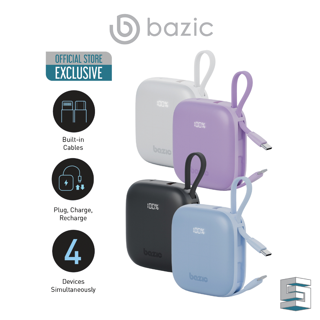 ENERGEA Bazic GoPower Fusion 4-in-1 PD20W 10000mAh Powerbank with Built ...