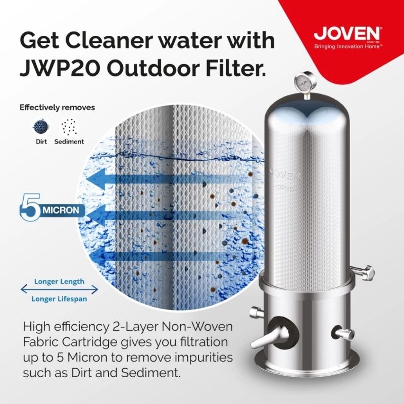 Joven Outdoor Filter JWP20 Water Purifier Air Penapis | Shopee Malaysia
