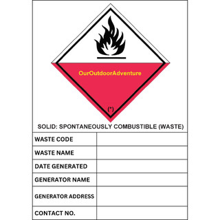 Scheduled Waste Label (English & Malay) NON-WATERPROOF STICKER ONLY A4 ...
