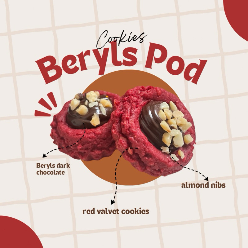 (kuih raya 2025) nutella pod beryls Cookies pod - premium chocolate ...