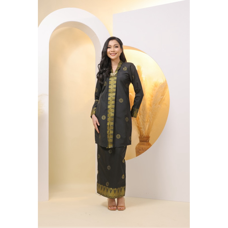 KEBAYA SRIKANDI ( KEBAYA SONGKET BUNGA TABUR ) | Shopee Malaysia