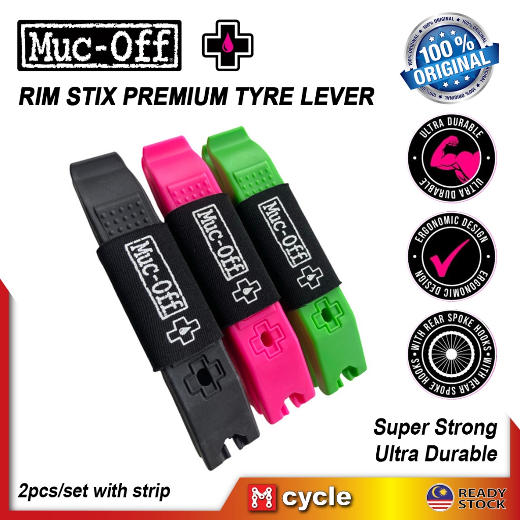 MUC OFF Rim Stix Premium Tyre Lever for Road Bike MTB Tayar Opener ...