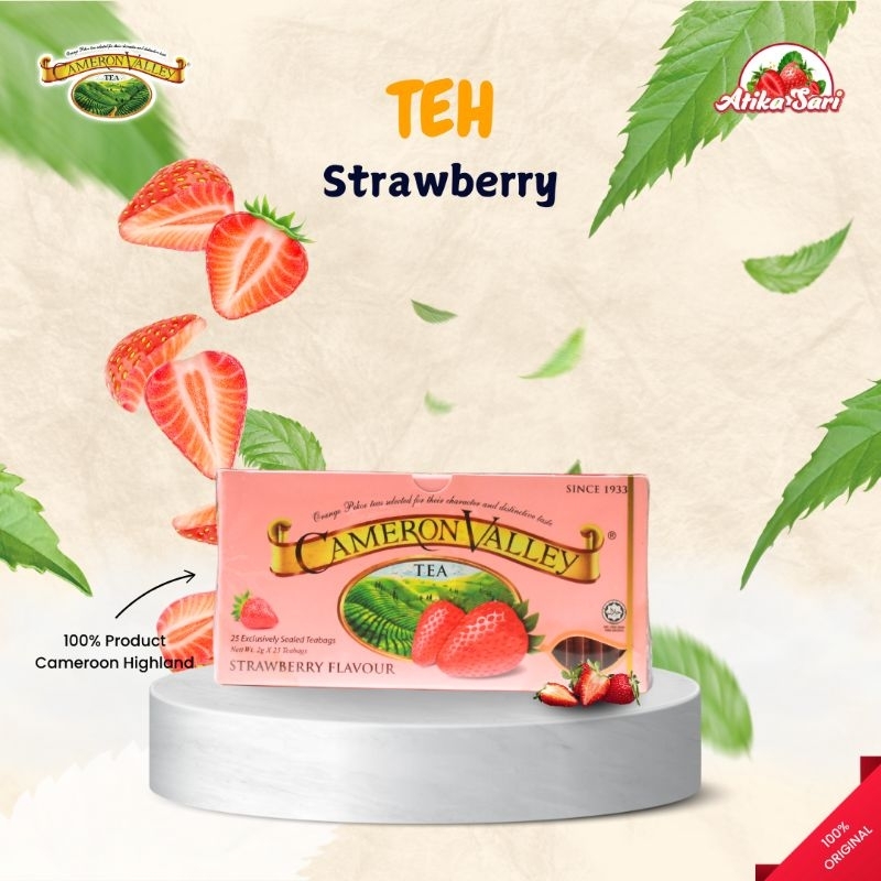 Teh Strawberry Cameron Valley Tea | Shopee Malaysia
