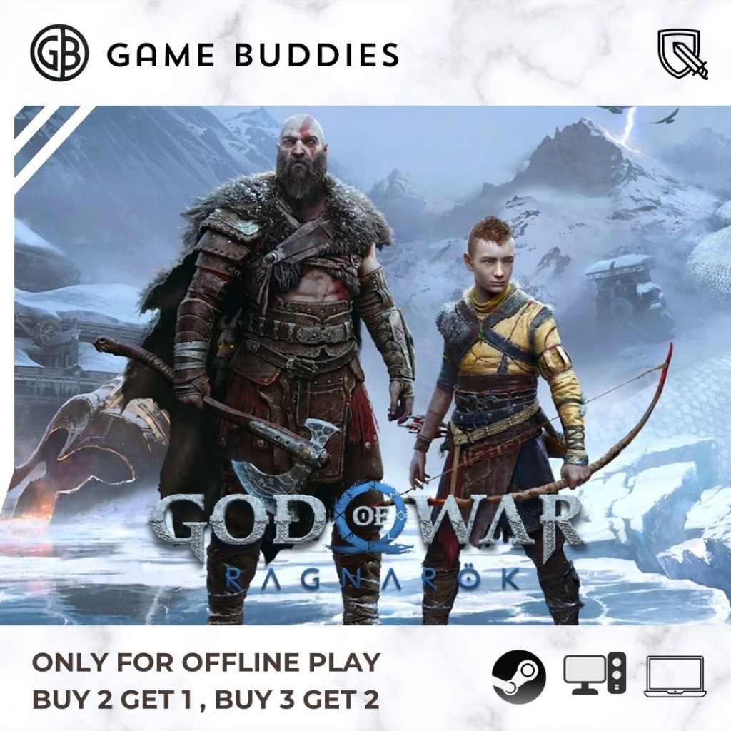 God Of War Ragnarok Deluxe Edition ( Offline ) Steam PC Original ...