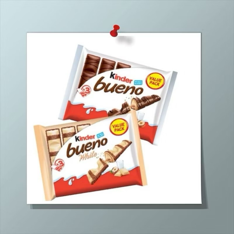 Kinder Bueno T6 (T2x3 Flow Pack) (Chocolate / White Chocolate ...