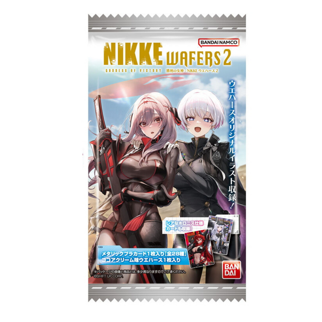 (Vol 2) Nikke Wafer Card Goddess of Victory Booster Pack Box Metallic Card ( 1 Order = 6 Packs ...