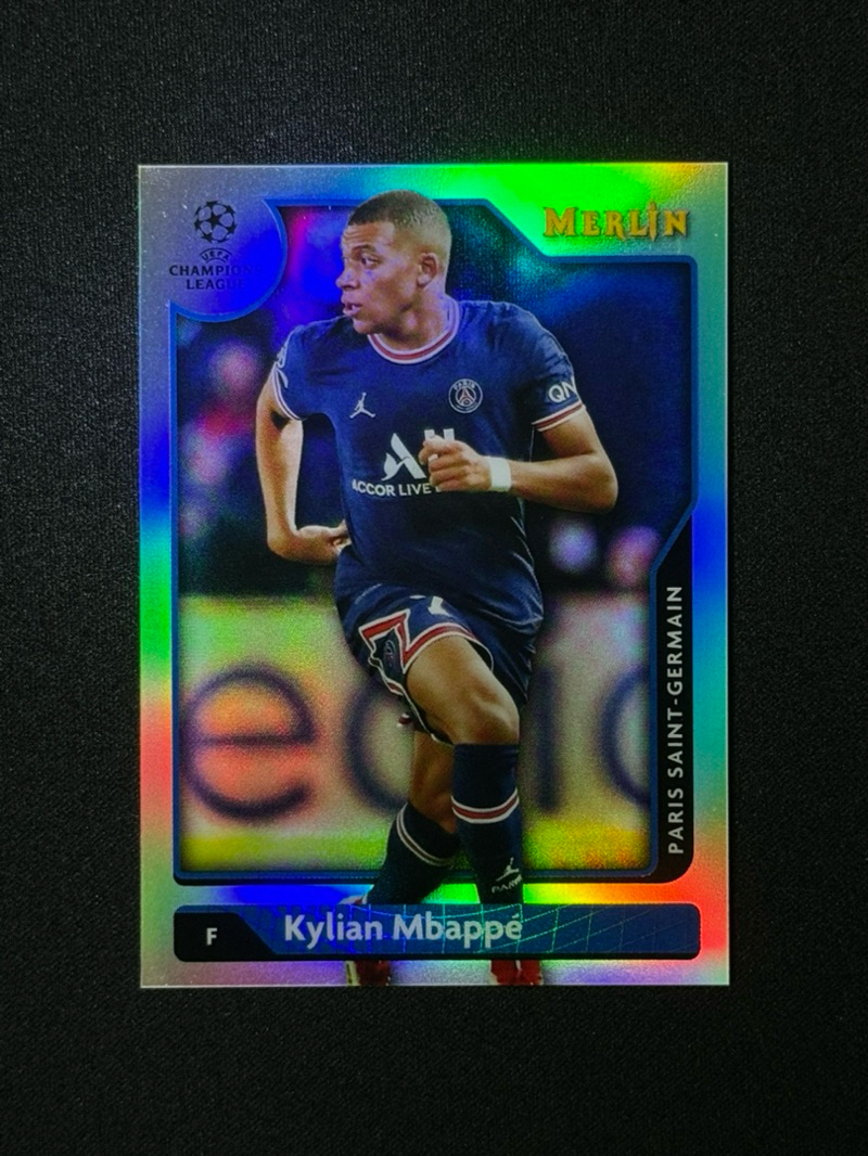 KYLIAN MBAPPE 21/22 TOPPS MERLIN REFRACTOR BASE CARD | Shopee Malaysia
