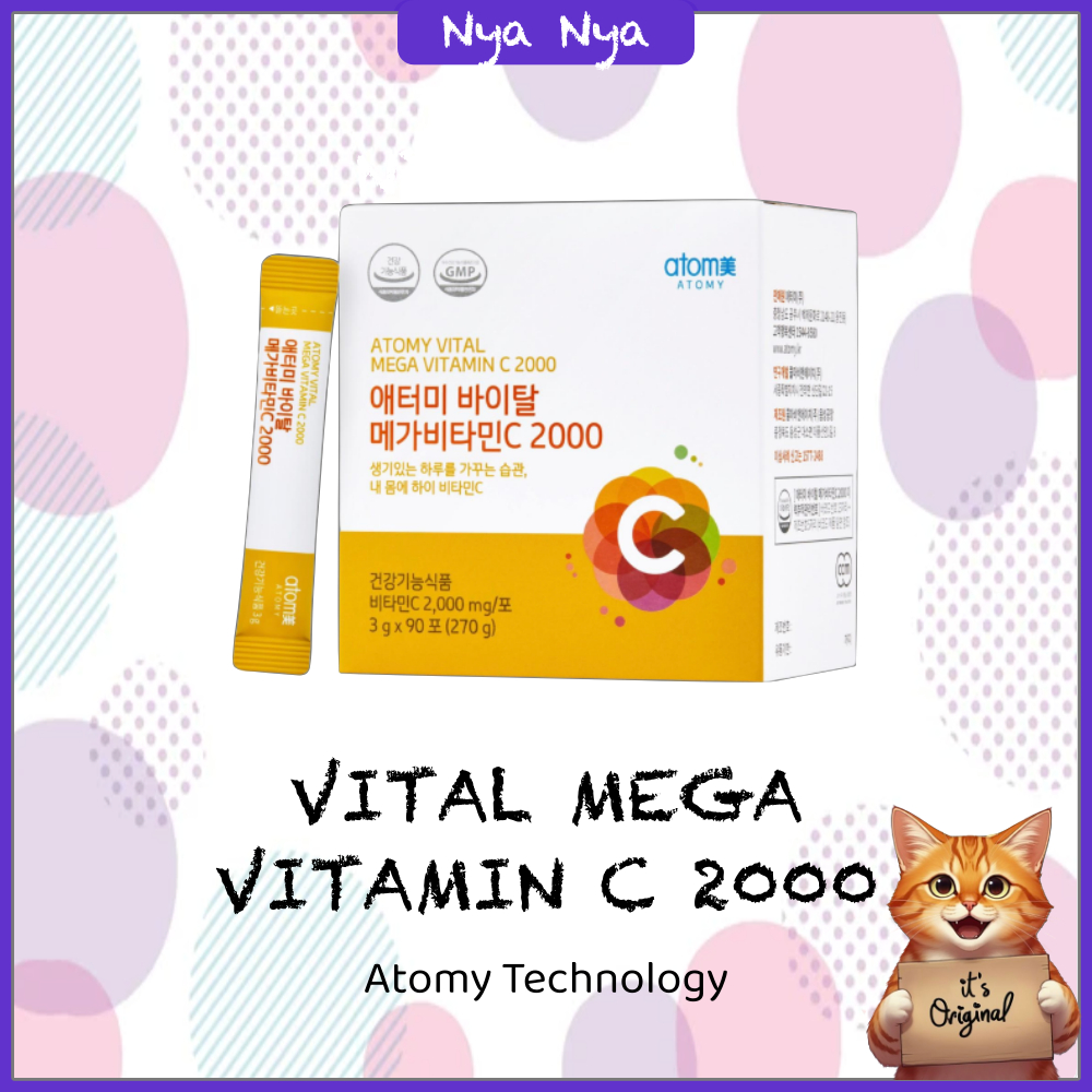 ** VITAL MEGA VITAMIN C 2000 ** Atomy Korea 90 sachets | Shopee Malaysia