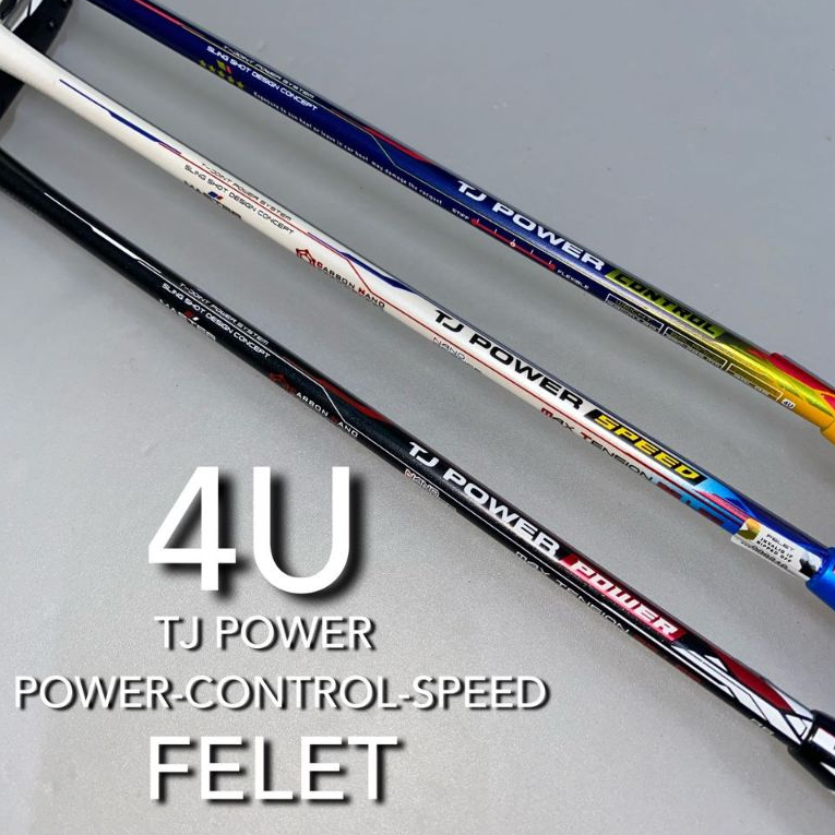 FELET TJ POWER/CONTROL/SPEED/POWER Racket Badminton | Shopee Malaysia