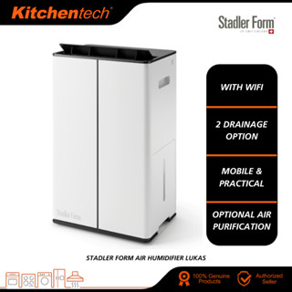 Stadler Form Dehumidifier ALBERT 70M2 4.6L With Hose Rotary Control ...