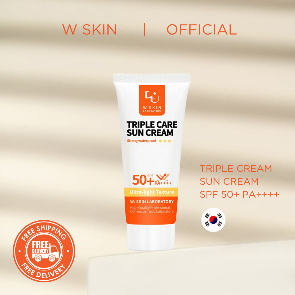W.SKIN LABORATORY Triple Care Sun Cream SPF50+ PA++++ | Sun Protection ...