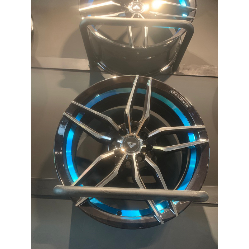 FULL SET SPORT RIM 17 INCH 511 7.5jj 8H100/114.3 ET40 ZR GLOSS BLACK ...