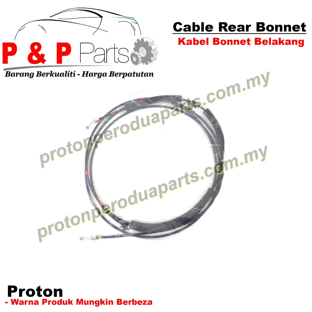 Cable Rear Bonnet Trunk Lid Lock Kabel Bonet Belakang - Proton Saga BLM ...