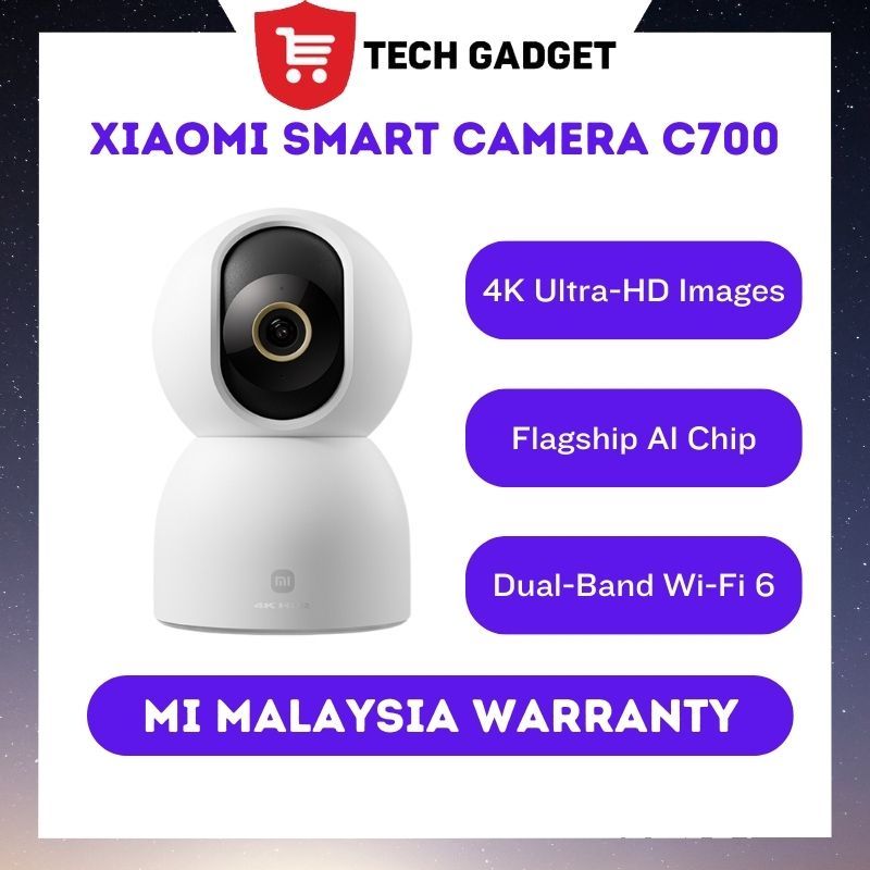 Xiaomi Smart Camera C700 | 4K 8MP Ultra-HD Imaging | Flagship AI Chip ...