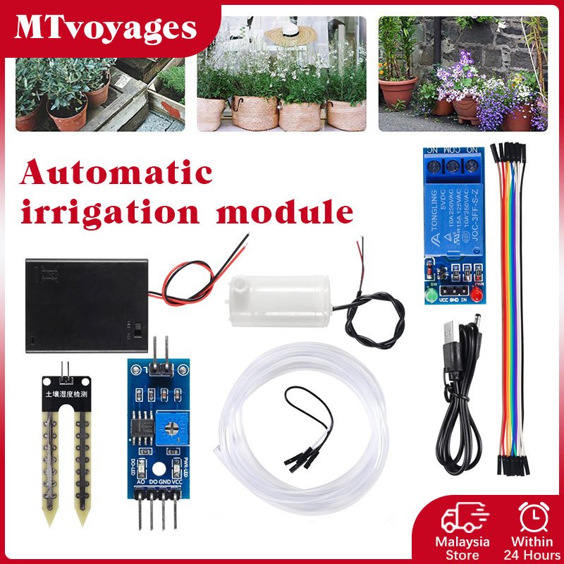 Automatic Irrigation Module DIY Plant Monitoring System for Soil ...