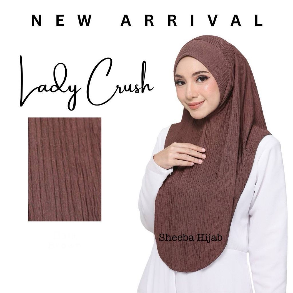 Tudung Sarung Lisa Instant Isha Serenity Muslimah - Kain Ceay Pleated ...
