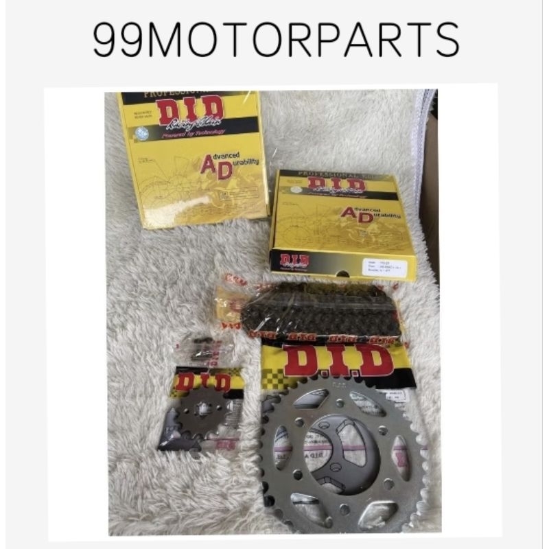 Original 100% DID 428x122L 14t / 40t /41T Yamaha y15zr Y15 Ysuku FZ150 ...