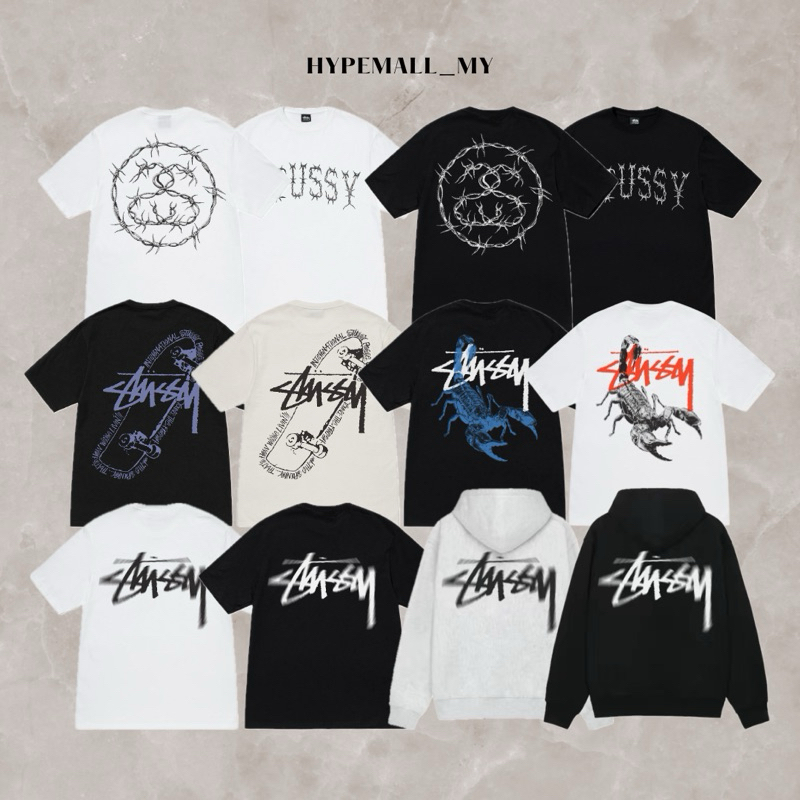 [100% Original] Stussy Graphic Tee Collection 08 (Barb/ Skate Posse ...