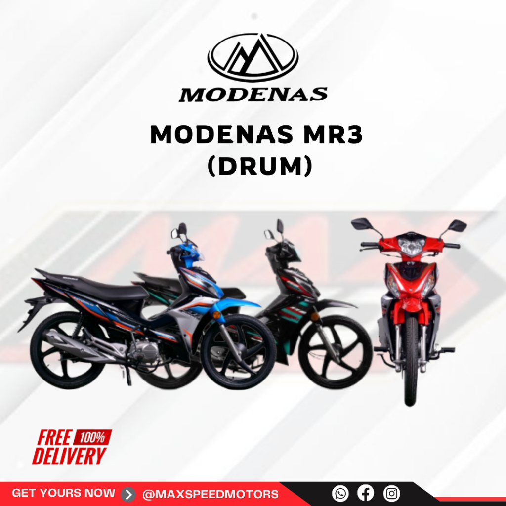MODENAS KRISS MR3 EURO3 DRUM INTERCHANGED MODEL | Shopee Malaysia