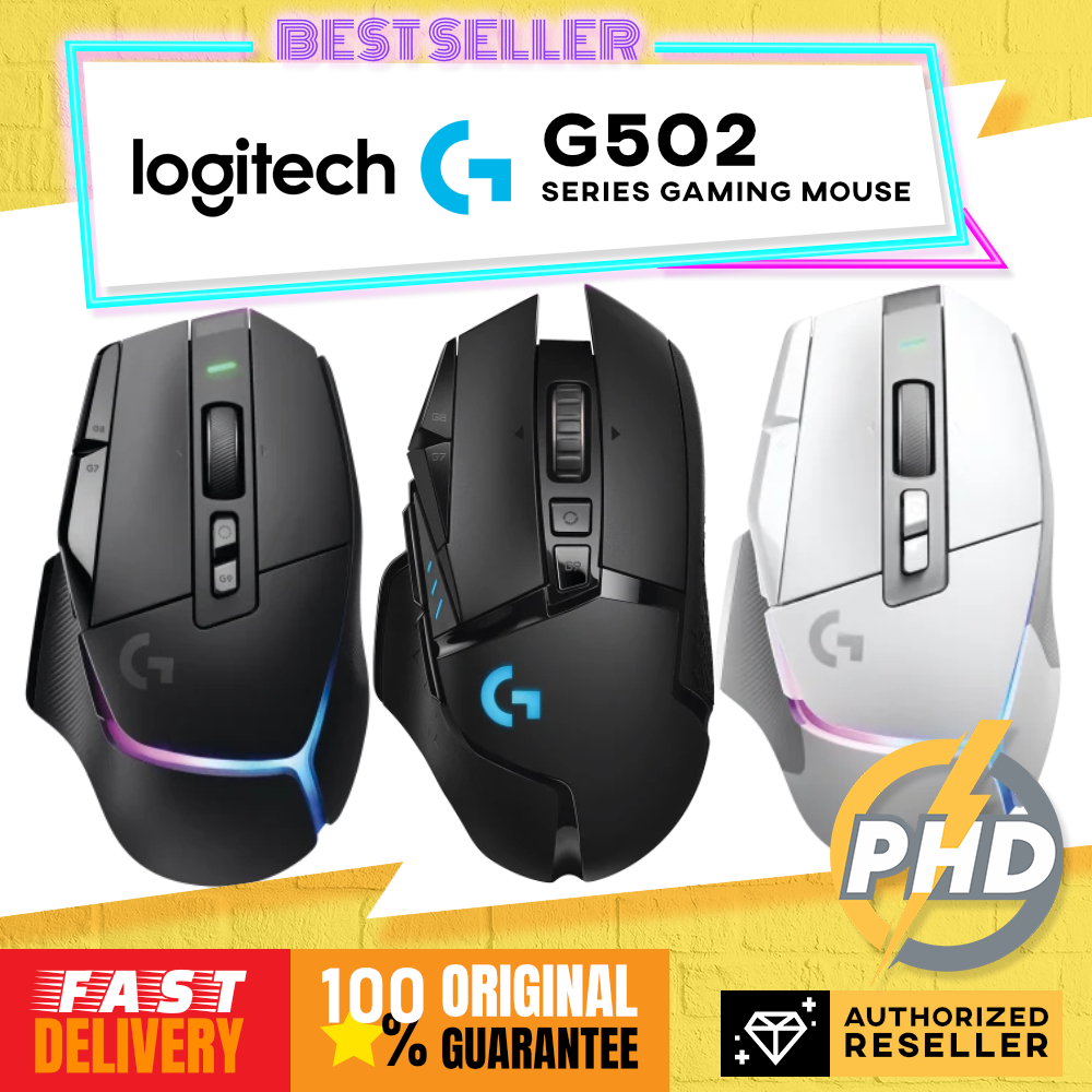 Logitech G502 Hero/ G502 X Wired/ G502 X Plus/ G502 Wireless Gaming Mouse | Shopee Malaysia