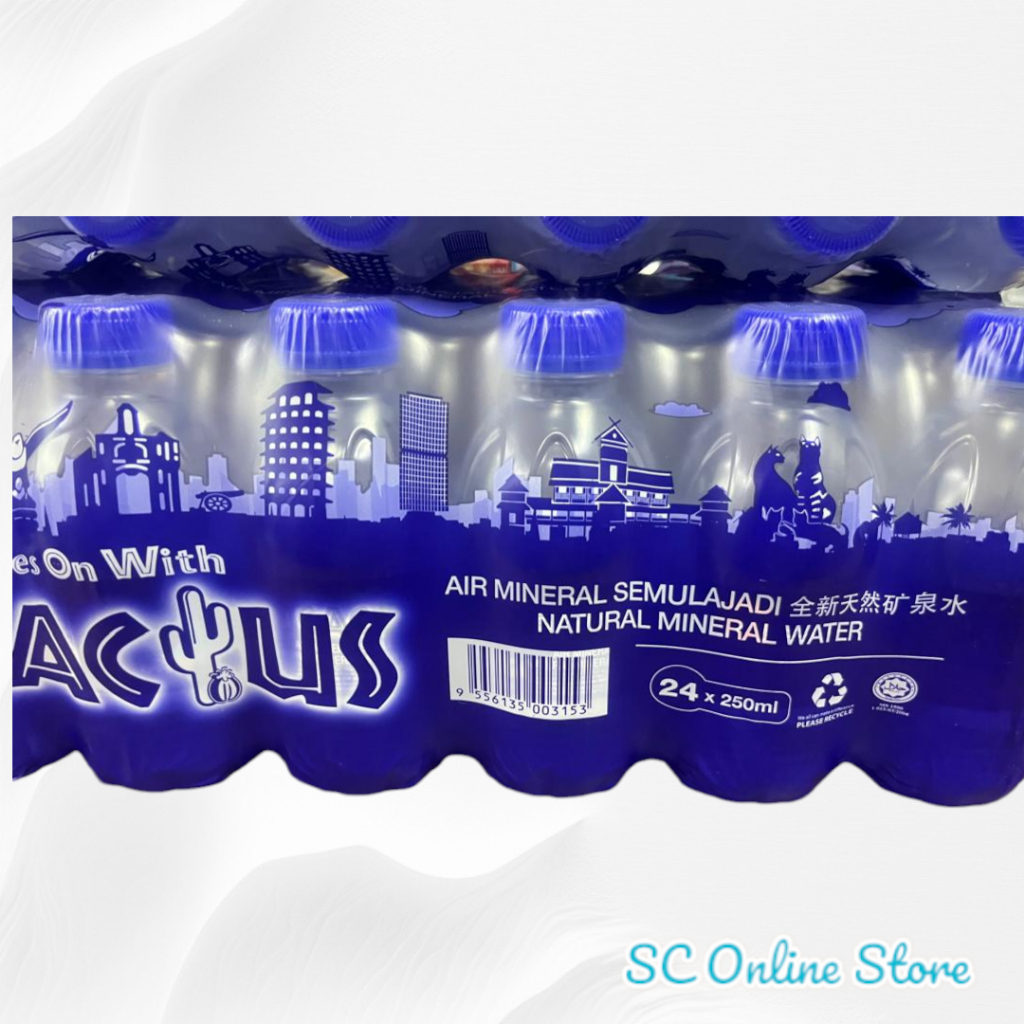 Cactus Air Mineral 24x250ml| SC038 | Shopee Malaysia