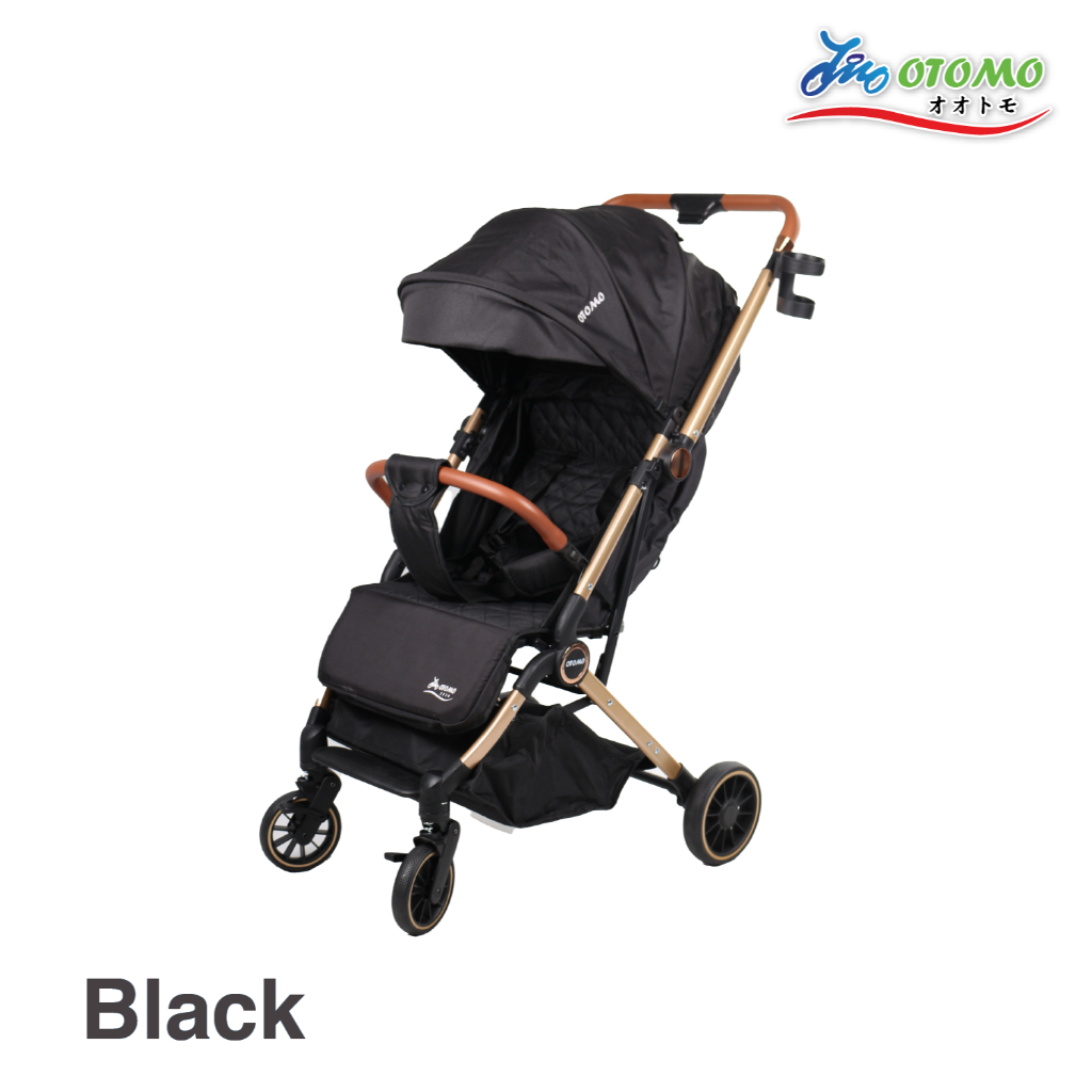 Otomo Luxury Gold Frame Compact Folding Baby Stroller Neon Stroller ...