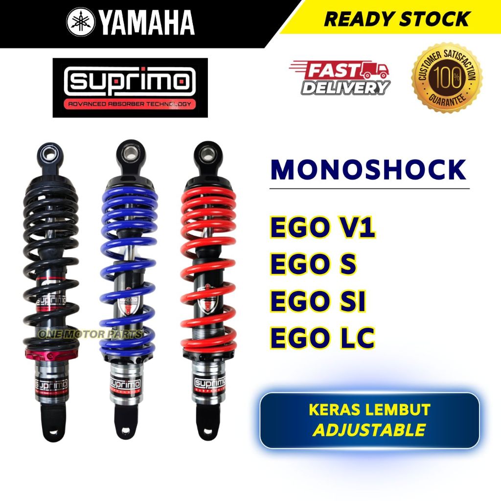 Yamaha EGO V1 / EGO S / EGO SI / EGO LC Monoshock SUPRIMO Shock ...