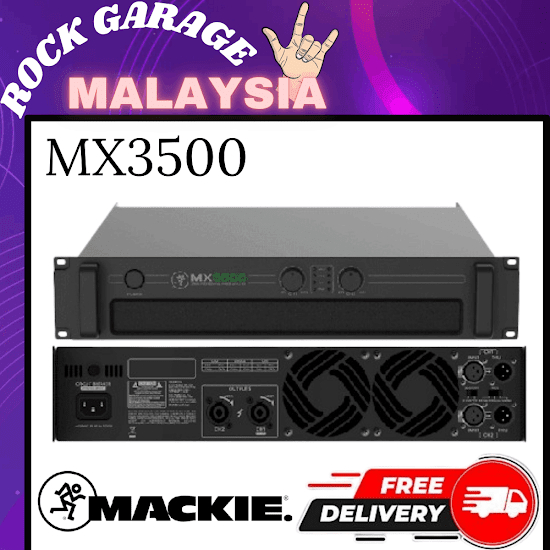 Mackie MX3500 2700W Professional Amp Power Amplifier (MX 3500/MX-3500) | Shopee Malaysia