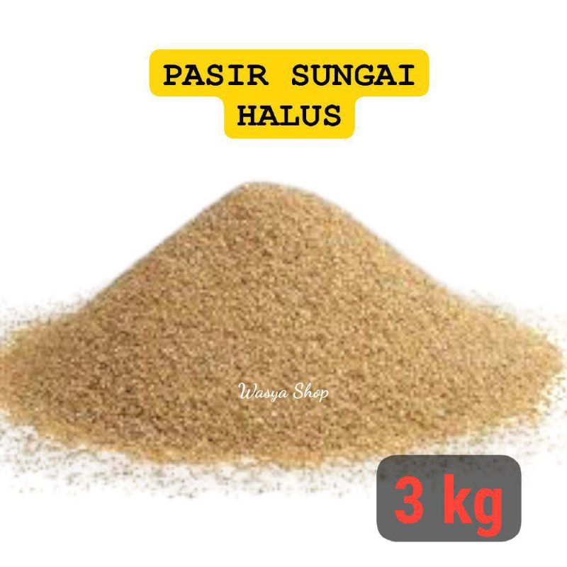 (3 kg) Pasir sungai halus sesuai untuk tanaman | Shopee Malaysia