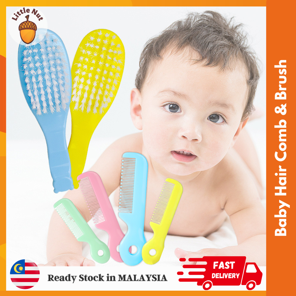 Baby Hair Comb Hair Brush Newborn Kids Hair Comb Baby Comb Bayi Sikat ...