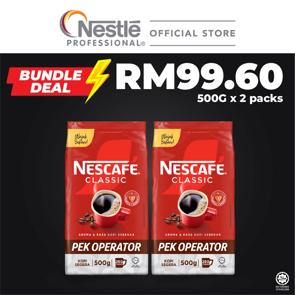 PROMO - NESCAFE CLASSIC Pack Kopi Segera - 500g x2 (Twin Pack) | Shopee Malaysia