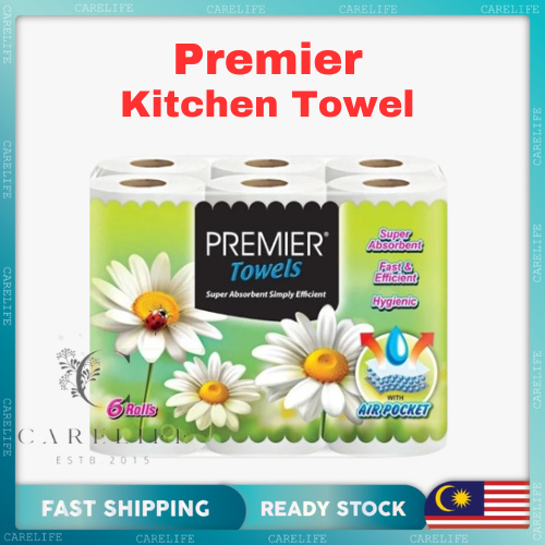 Premier Kitchen Towel 6roll x 60s | Shopee Malaysia