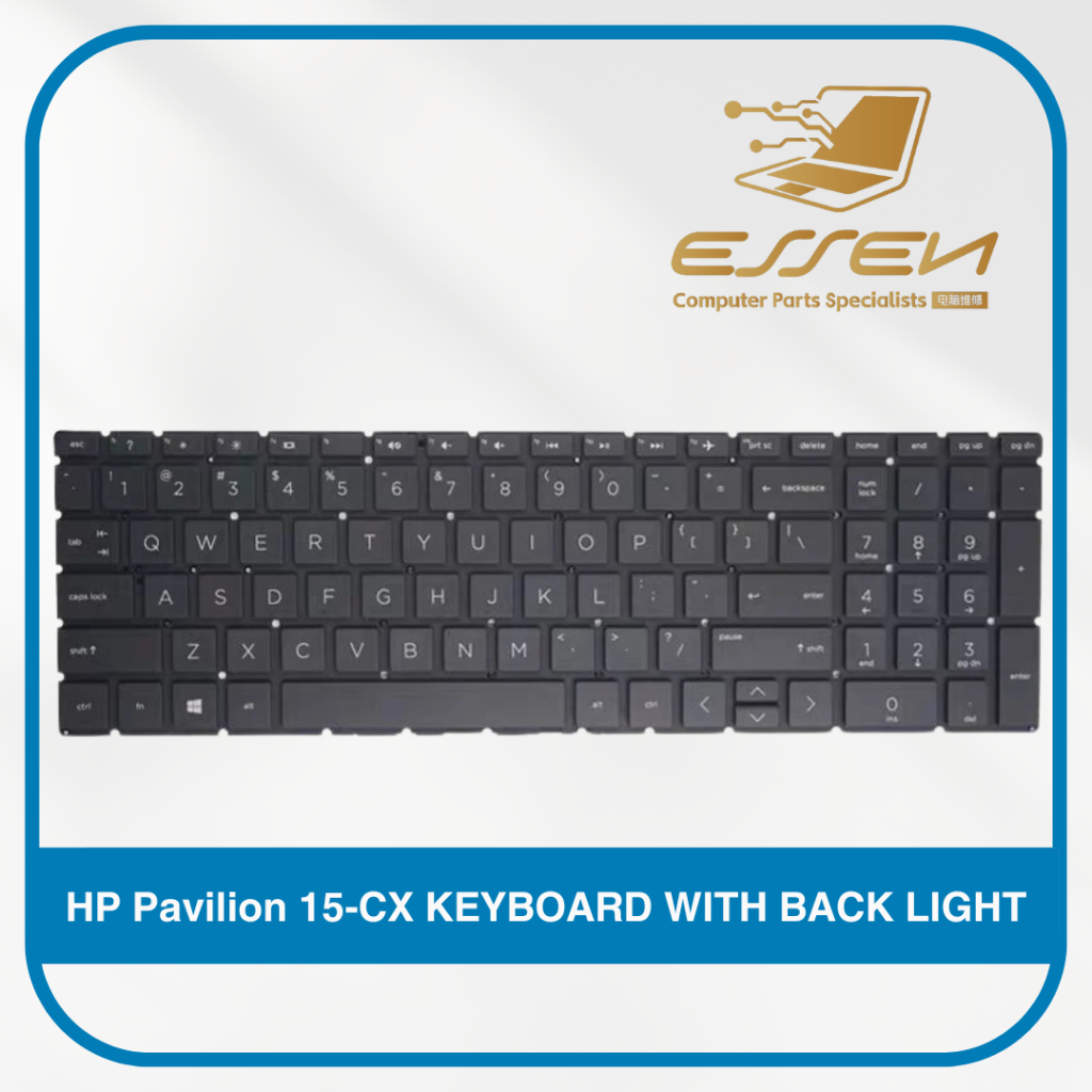 Replacement Keyboard For HP Pavilion 15-CN 15-CR 15-CW 15-DR 15-EC 15 ...