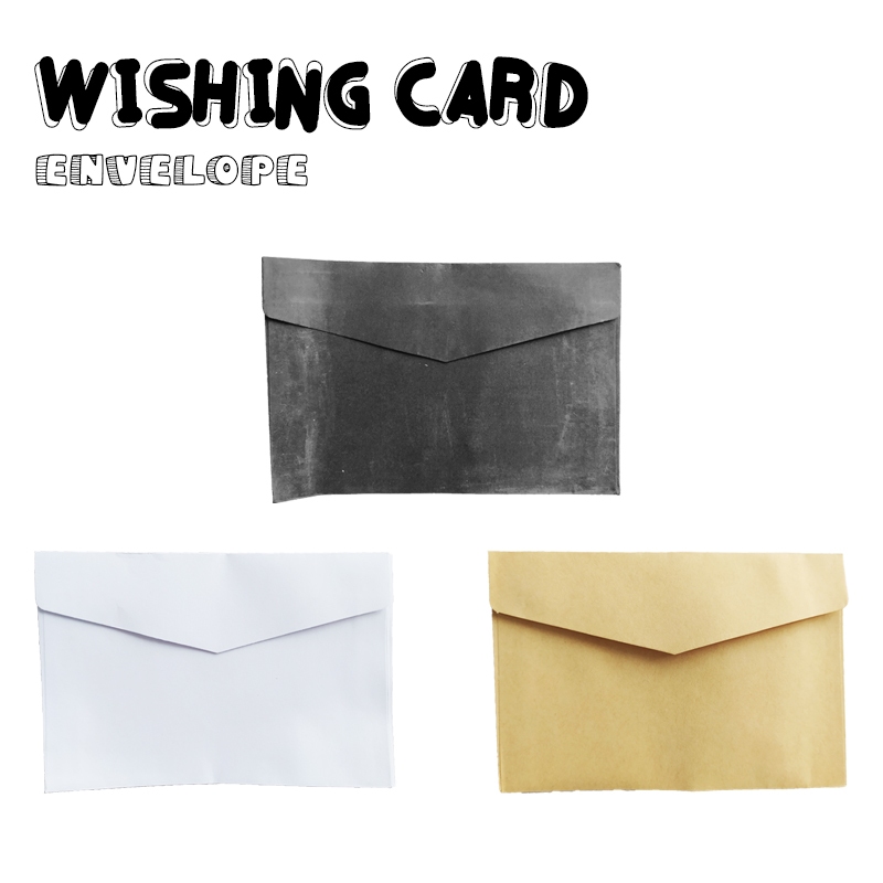 [PANDA] Envelope Mail Wishing Card Mel Sampul Surat Kraft Paper Colour ...