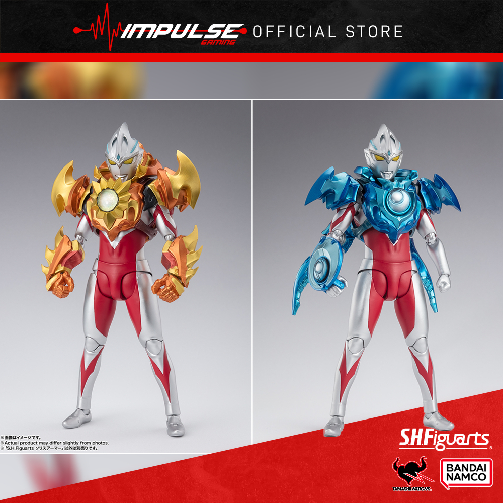 Bandai Tamashii S.H.Figuarts Ultraman Arc Luna Armor / Solis Armor ...