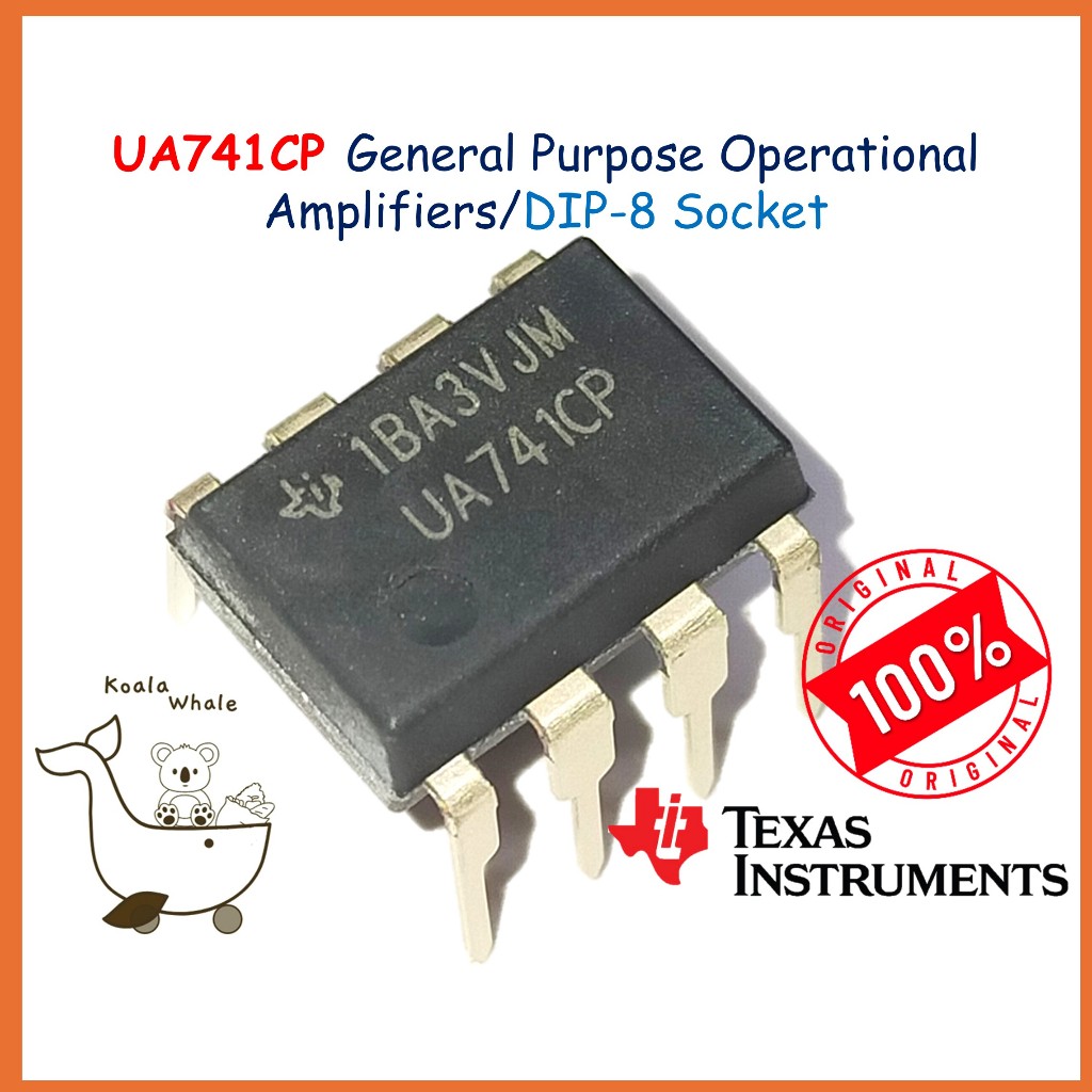 Original UA741 UA741CP LM741 General Purpose Operational Amplifier OpAMP | Shopee Malaysia