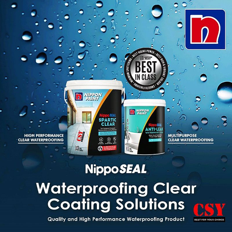 NIPPON PAINT ANTI LEAK WATERPROOF CLEAR 1LITER | Shopee Malaysia