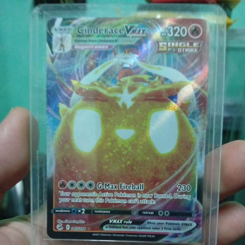 Pokémon TCG Cinderace Vmax | Shopee Malaysia