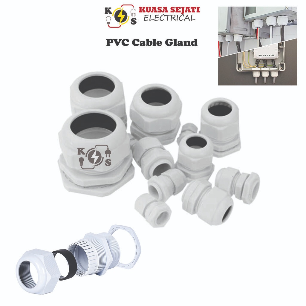 Cable Gland PG Gland Nylon IP68 Waterproof Adjustable Cable Glands PG7 ...