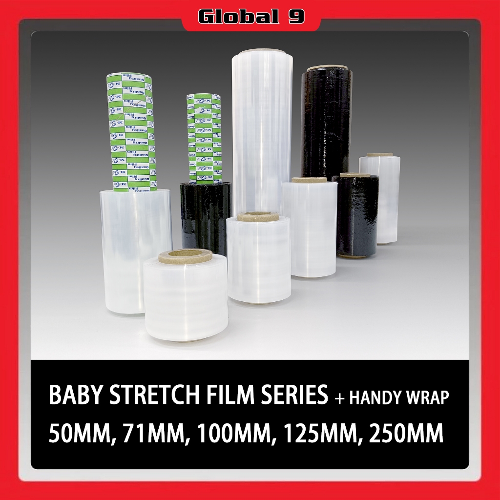 M-ONE Stretch Film / Wrapping Film / Baby Roll / Handy Wrap (Clear ...