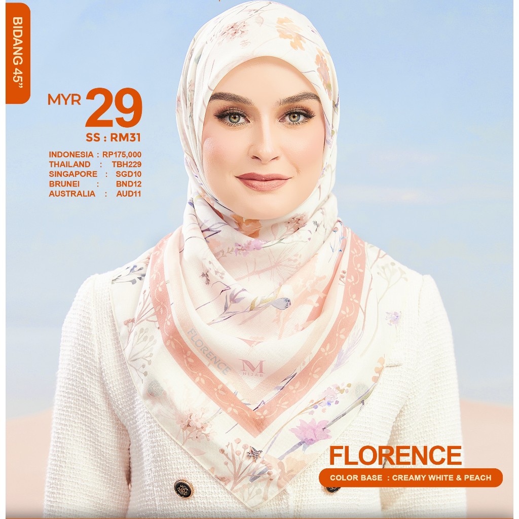 MINAZ HIJAB TRAVELIA SERIES : FLORENCE | Shopee Malaysia