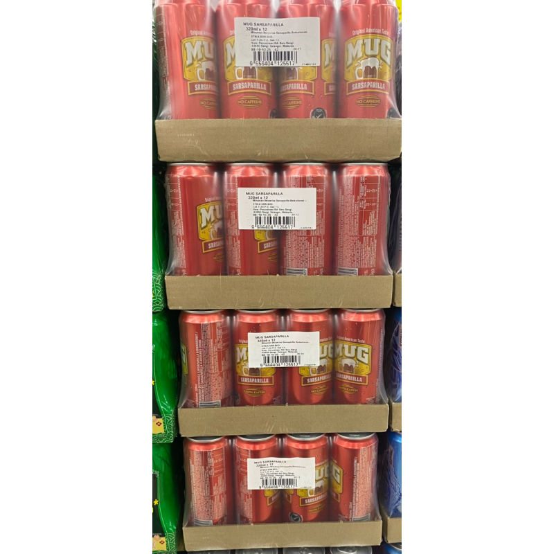 MUG SARSAPARILLA MINUMAN BERKARBONAT NO CAFFEINE AIR TIN GAS | Shopee ...